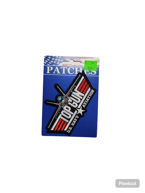 USN TOP GUN JET Front Patch