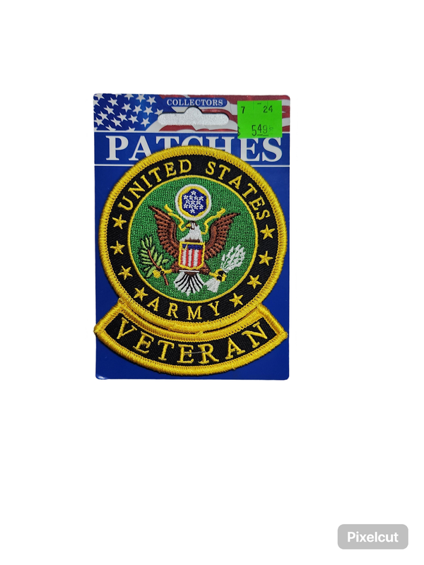 Army Symbol Veteran 2pc Patch