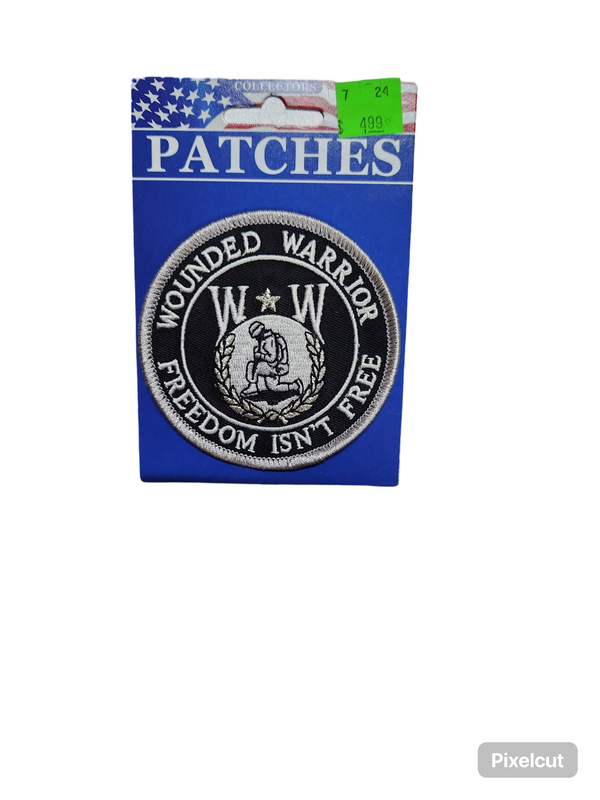 WOUNDED WARRIOR FREEDOM ISN'T FREE PATCH