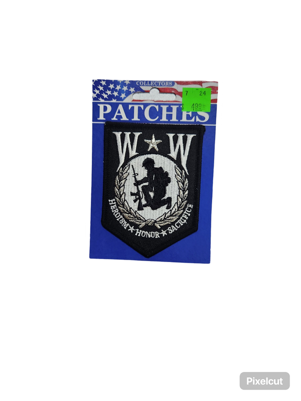 WOUNDED WARRIOR SHIELD PATCH