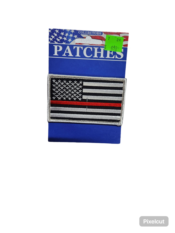 FIRE RED LINE USA PATCH