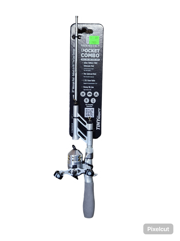 ProFISHiency Pocket Combo Fishing rod/reel