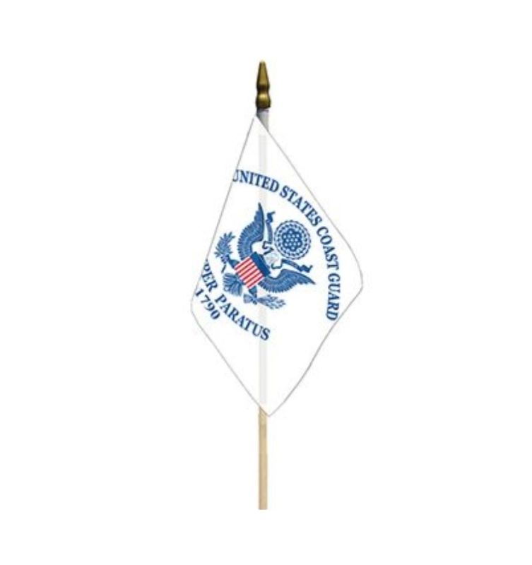 USCG 4X6 INCH FLAG