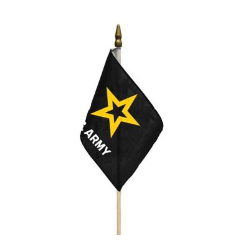 Army Logo 4x6 inch flag