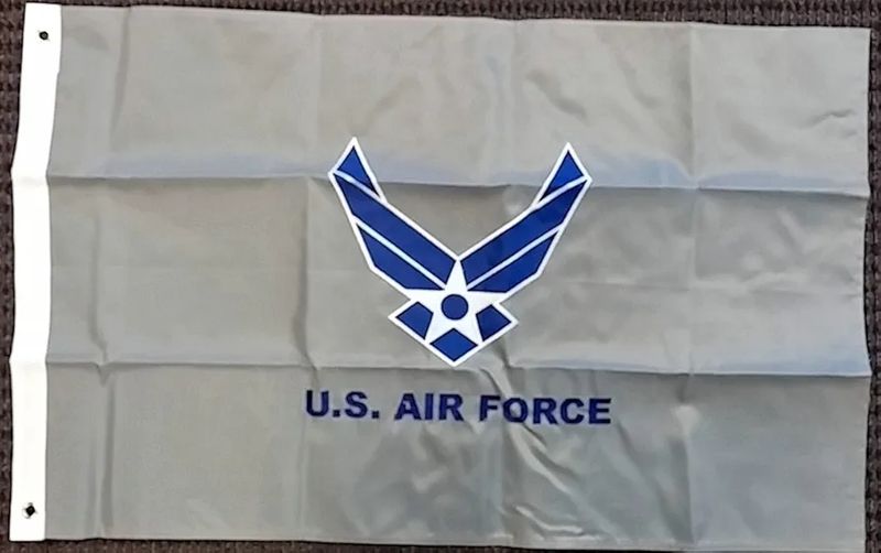 2X3 AIRFORCE EMB W/WING