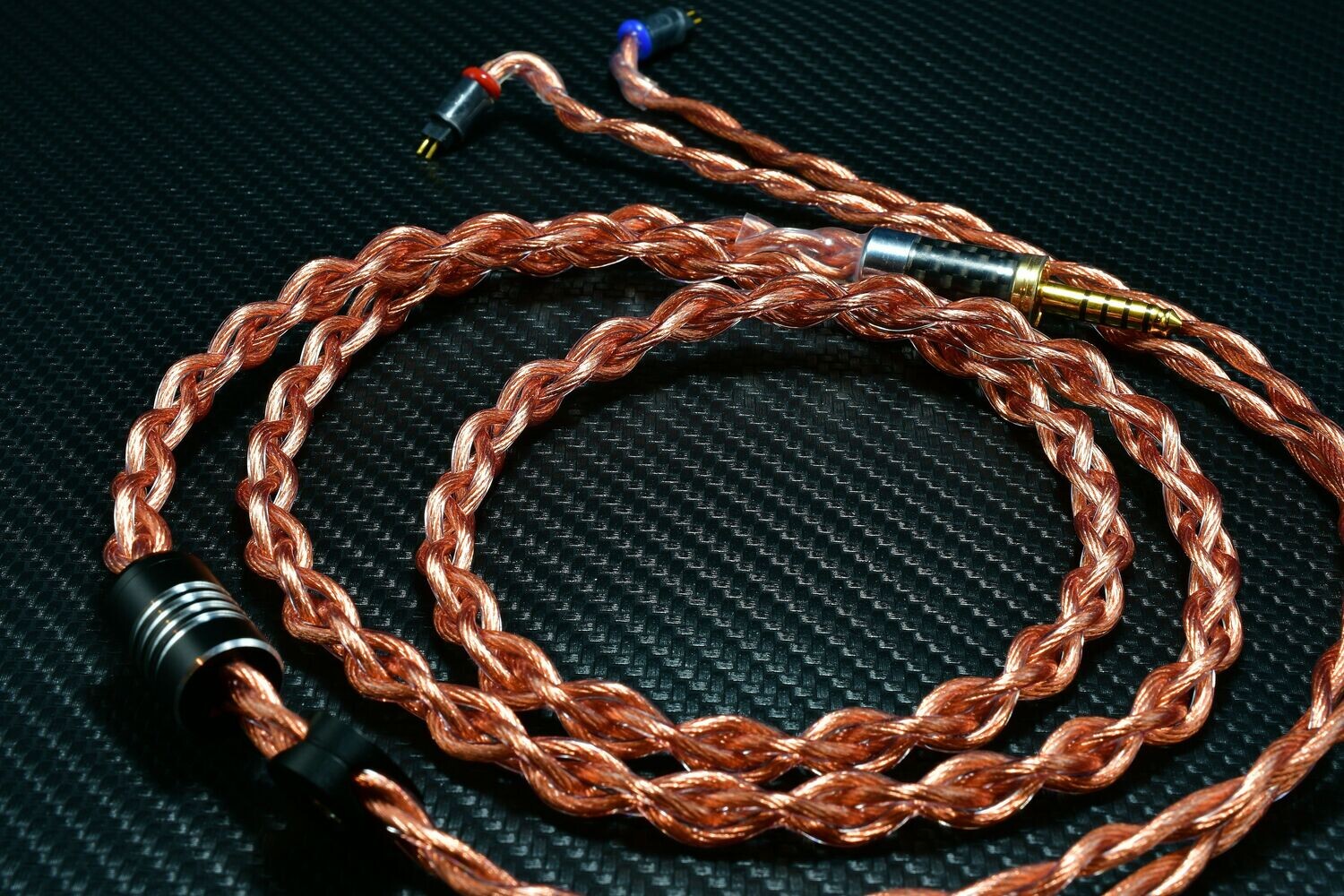 Pure Copper / Silver OCC Litz Custom IEM Earphone Cables