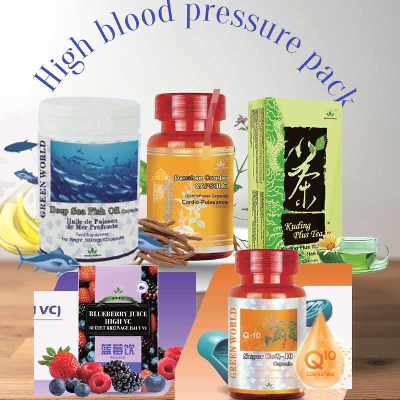 Full high blood pressure pack for 1 month