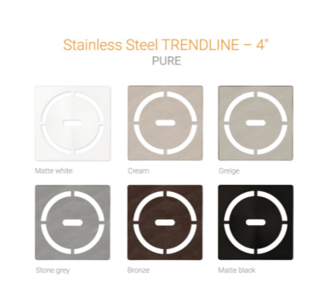 Kerdi-Drain-Style TRENDLINE - PURE