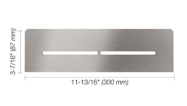 Shelf-N Brushed Stainless Steel Pure Niche Shelf