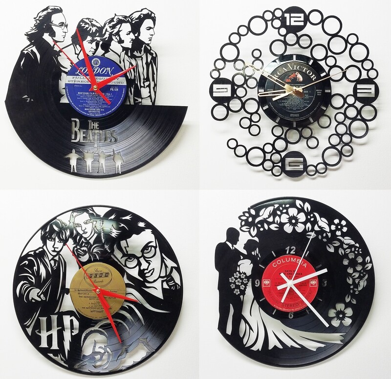 Laser Cut Wall Clocks