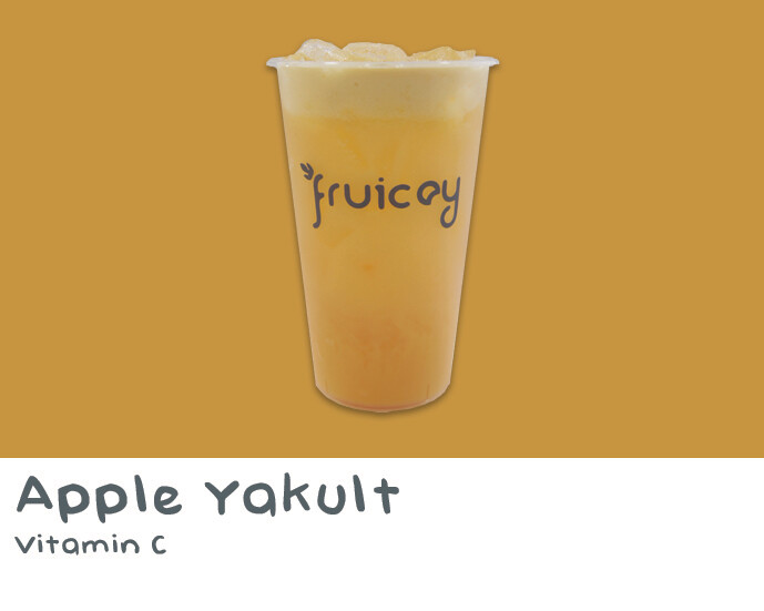 Fresh Apple Yakult Juice