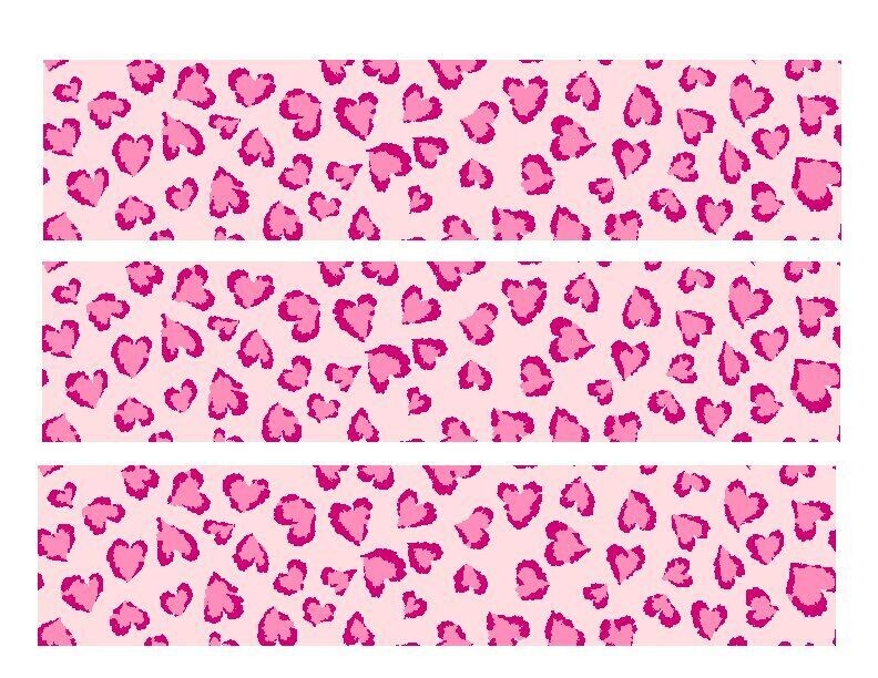 Heart Cake Pattern, Photo Print Paper Cutout for Cake Topper, Cake ...