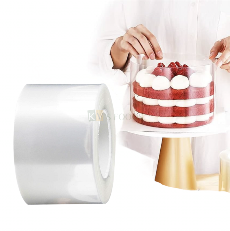 2.3 Inch Wide Cake Surrounding Collar Cake Strip Transparent OHP Cake ...