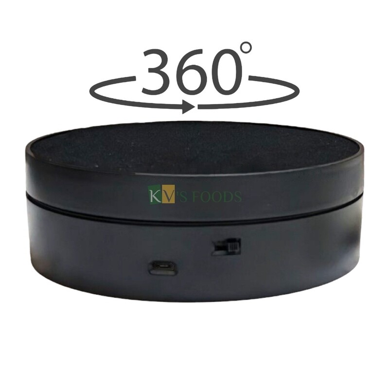 New 6" Motorised Cake Rotating Display Stand Topper, Clock-wise and ...