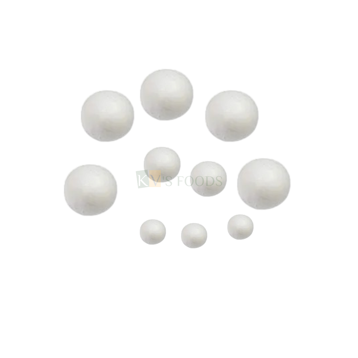 Styrofoam Spherical, Round, Circle Cake Dummy 6 inch across for Ball ...