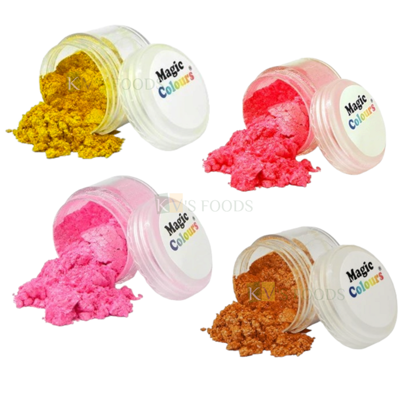 1 PC Edible Magic Colours Lustre Dust (10 ML), Used for Fondant ...