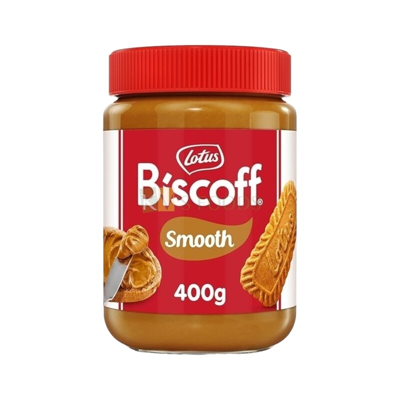 400 Grams Lotus Biscoff Smooth Sweet Spread, Belgian Speculoos, Non-GMO ...