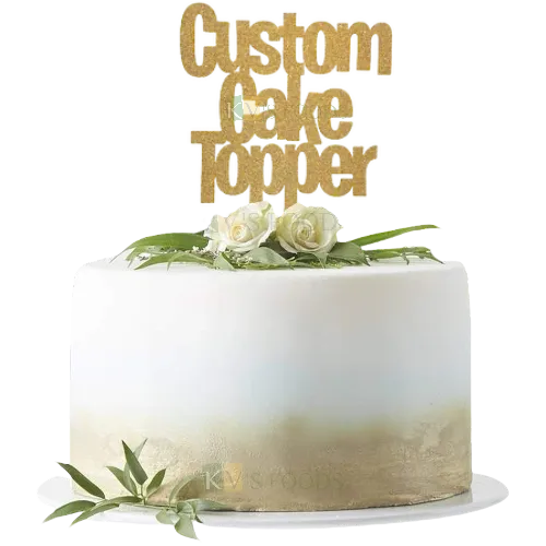 Customised & Personalised Acrylic Cake Toppers for Birthdays, Wedding ...