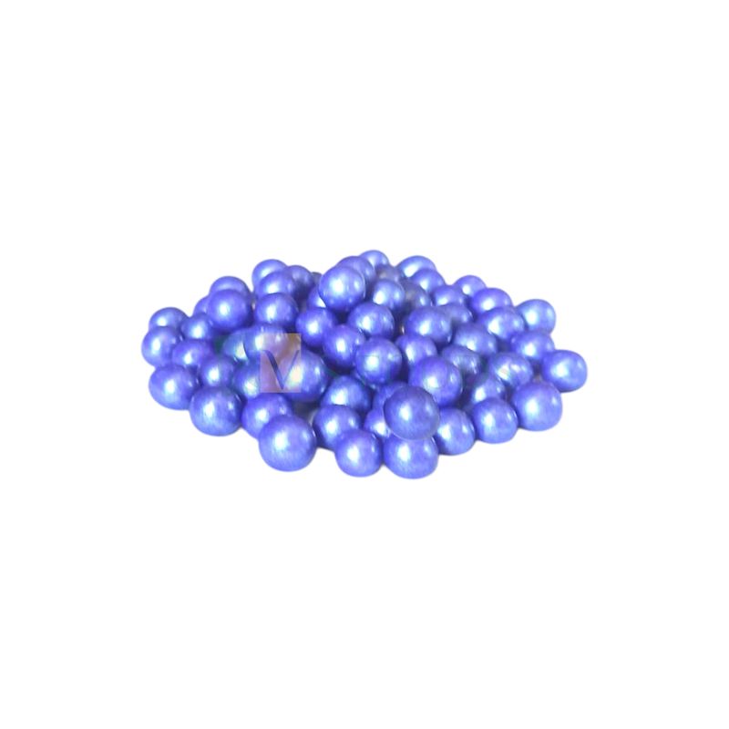 Metallic Violet Colour Pearl Shiny Big Size Moti Sugar Balls, Circle ...
