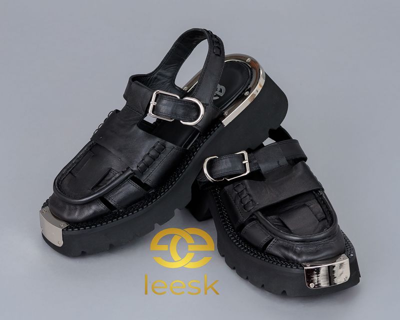 LEESK Noir Forte Sandals (Nancy)