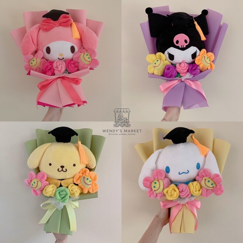 Large Graduation Sanrio Bouquet A (4 Types)