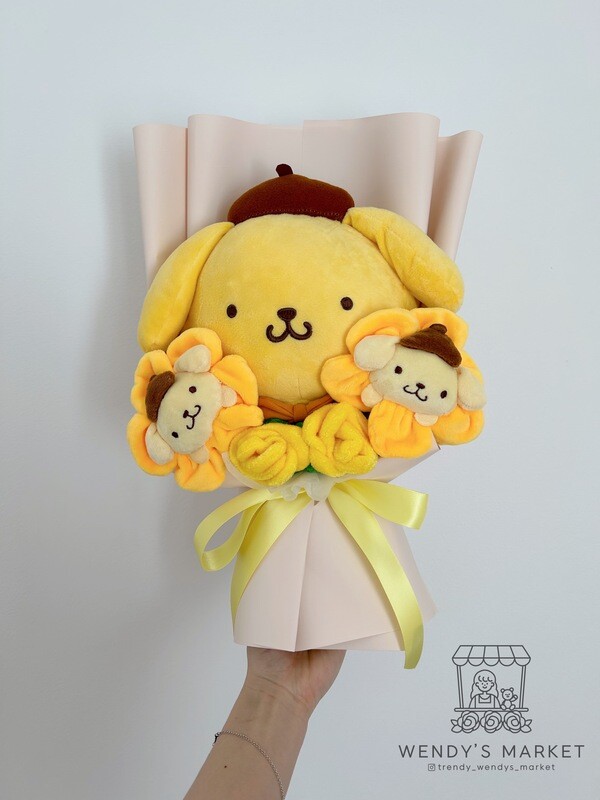 Plush Toy Bouquet (Pompompurin)