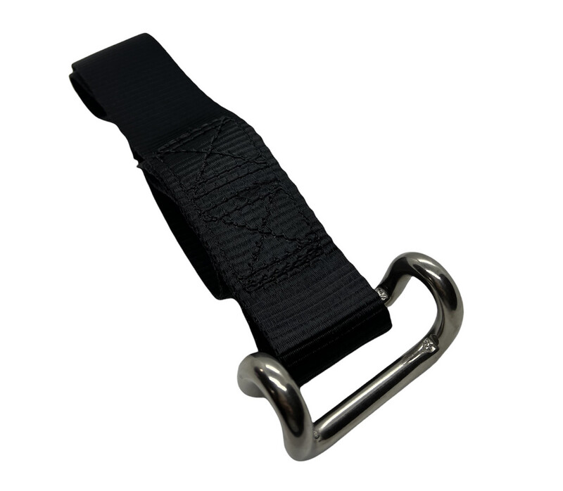 Black Bottom Strap With Rave Hook