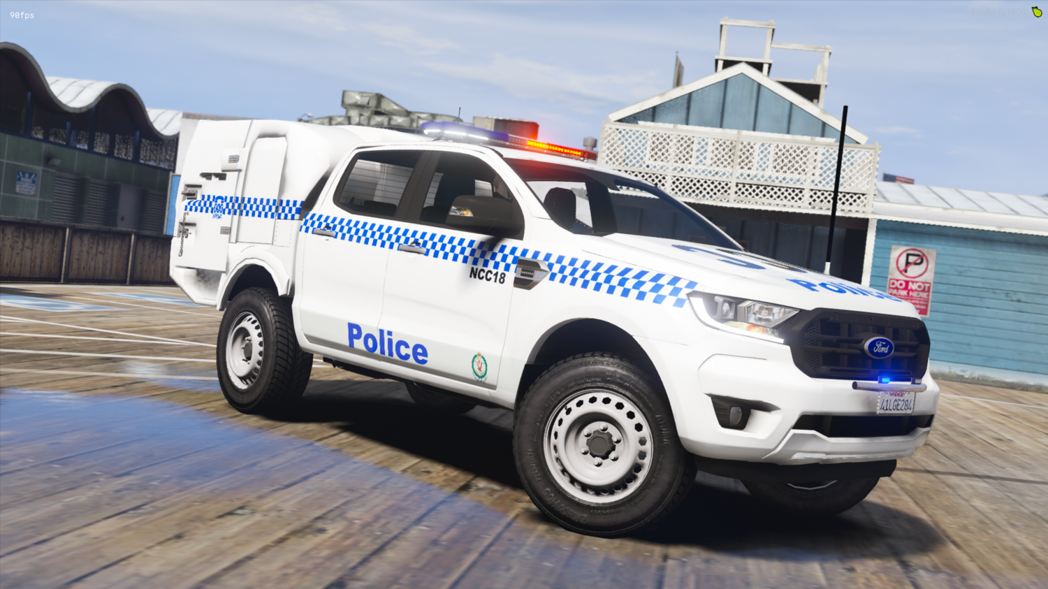 NSWPF Ford Ranger Paddy Wagon