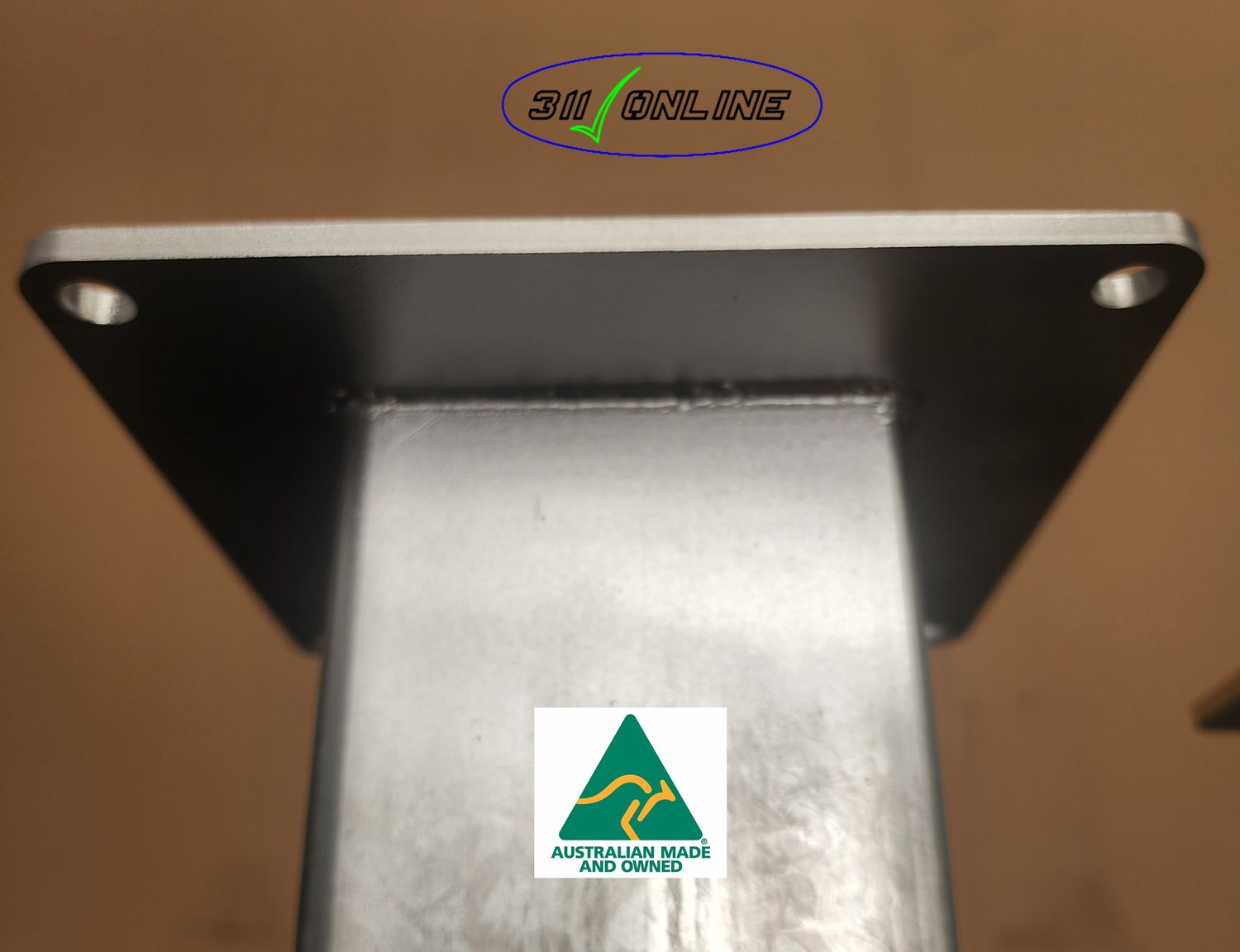 DIY Fence Posts Cold Galv Treated with "Laser Welded Open Base Plate ...