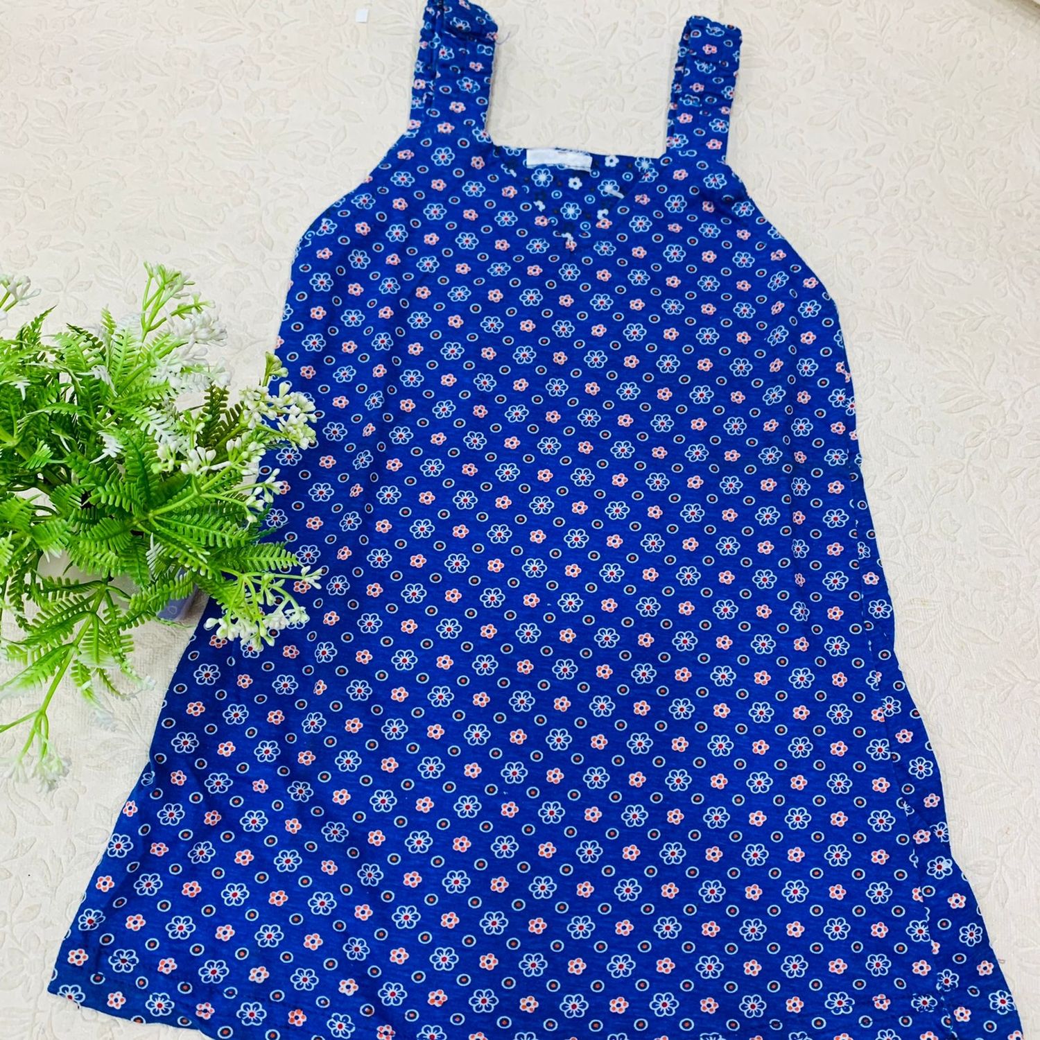 Blue frock (6-12 months)