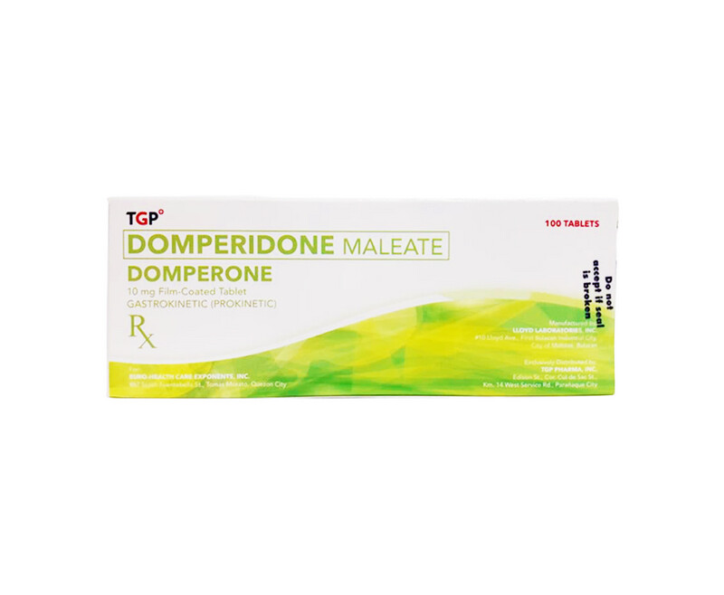 TGP Domperidone Maleate Domperone 10mg Film-Coated 100 Tablets ...