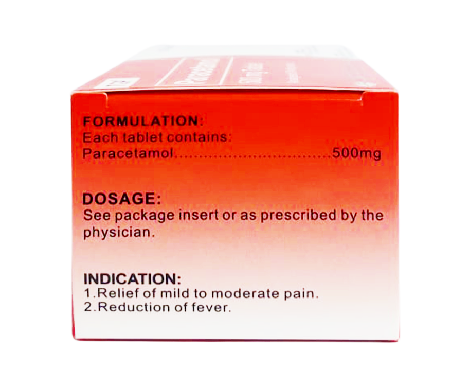 TGP Paracetamol 500mg 100 Tablets