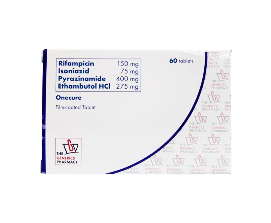 TGP Onecure (Rifampicin 150mg, Isoniazid 75mg, Pyrazinamide 400mg ...