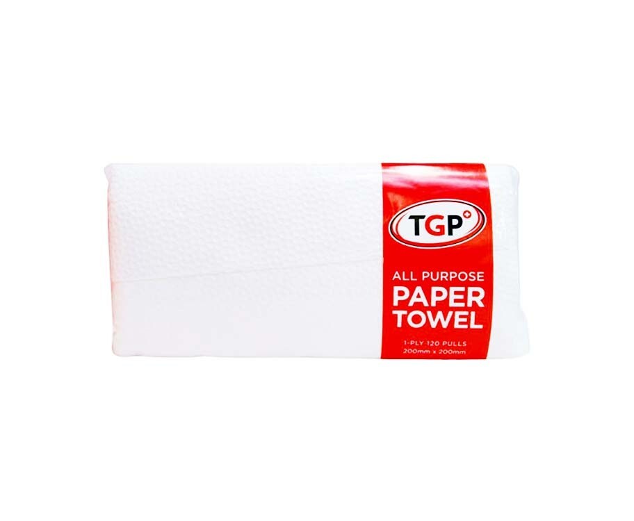 TGP All Purpose Paper Towel 1-Ply 120 Pulls