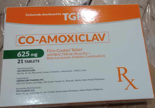 TGP Co-Amoxiclav 625mg Film-Coated 21 Tablets