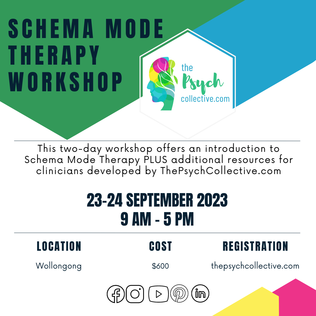 Schema Mode Therapy 2 Day Workshop | The Psych Collective