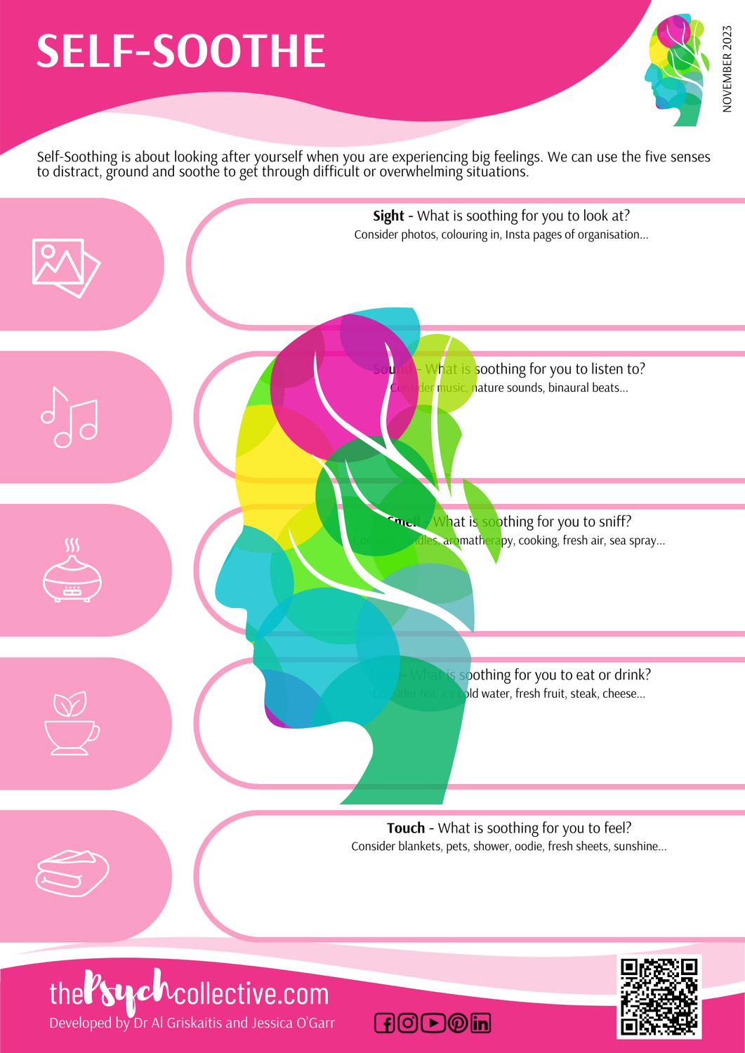 Self-Soothe HANDOUT | Emotions | Resources