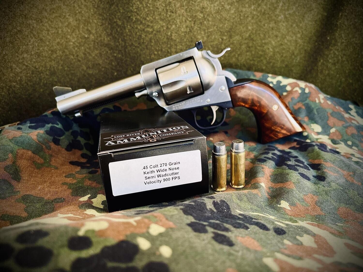 .45 Colt 270 grain Wide Meplat Semi Wadcutter (100 RND)