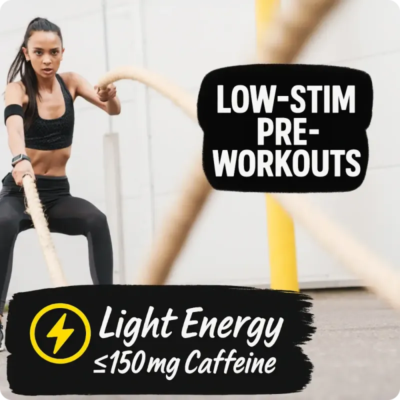 Low-Stim Pre-Workouts for Clean Energy & Peak Performance
