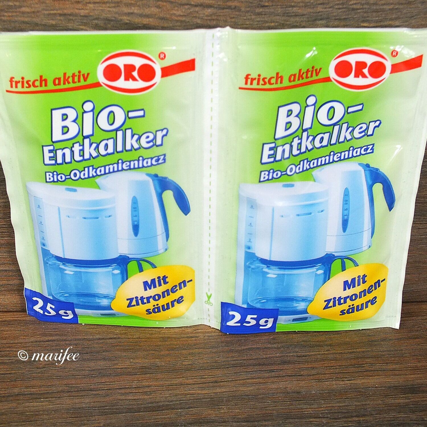 Frisch Aktiv Bio-Entkalker mit Zitronensäure 2 x 25 g