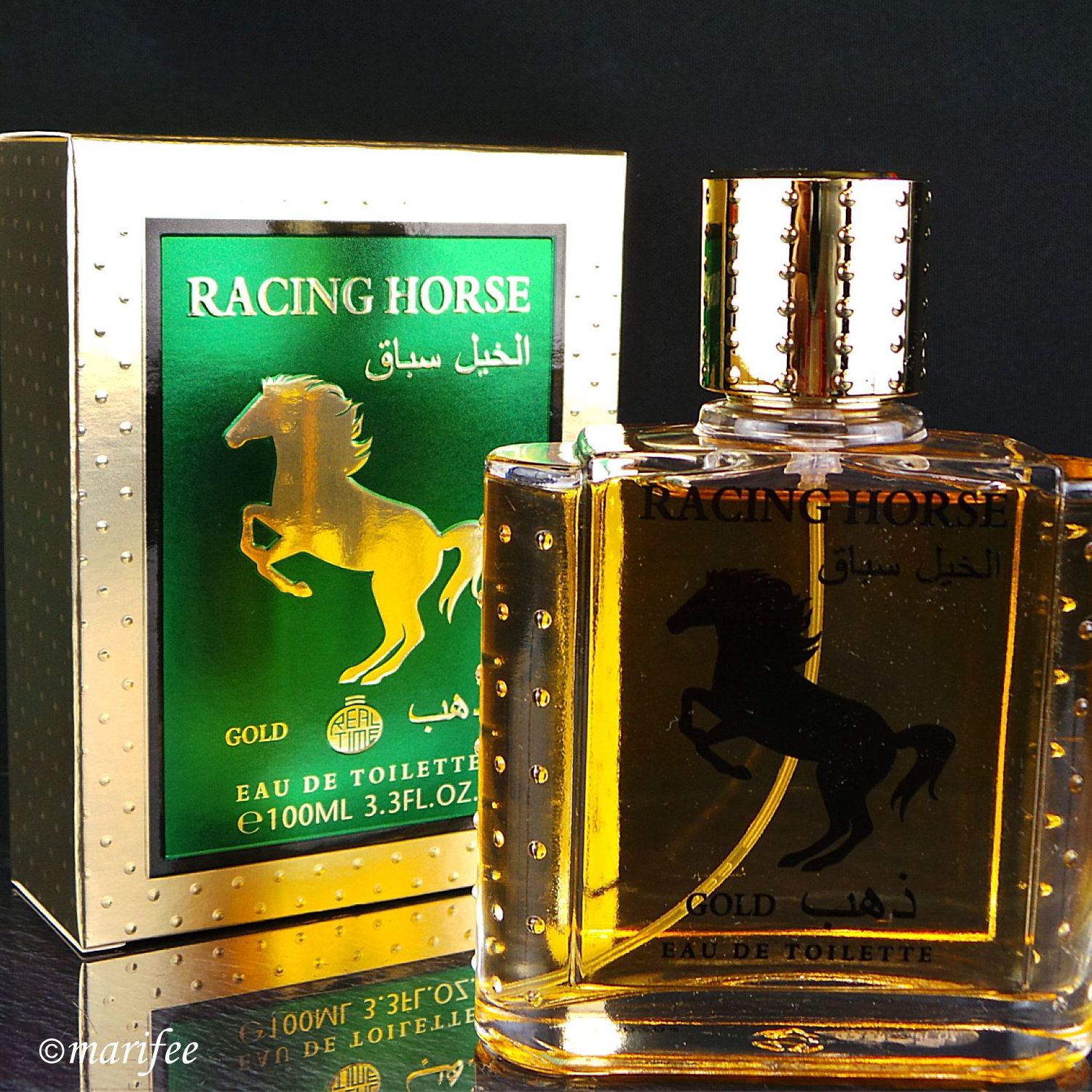 Eau de Toilette Racing Horse Gold, for Men, 100 ml,