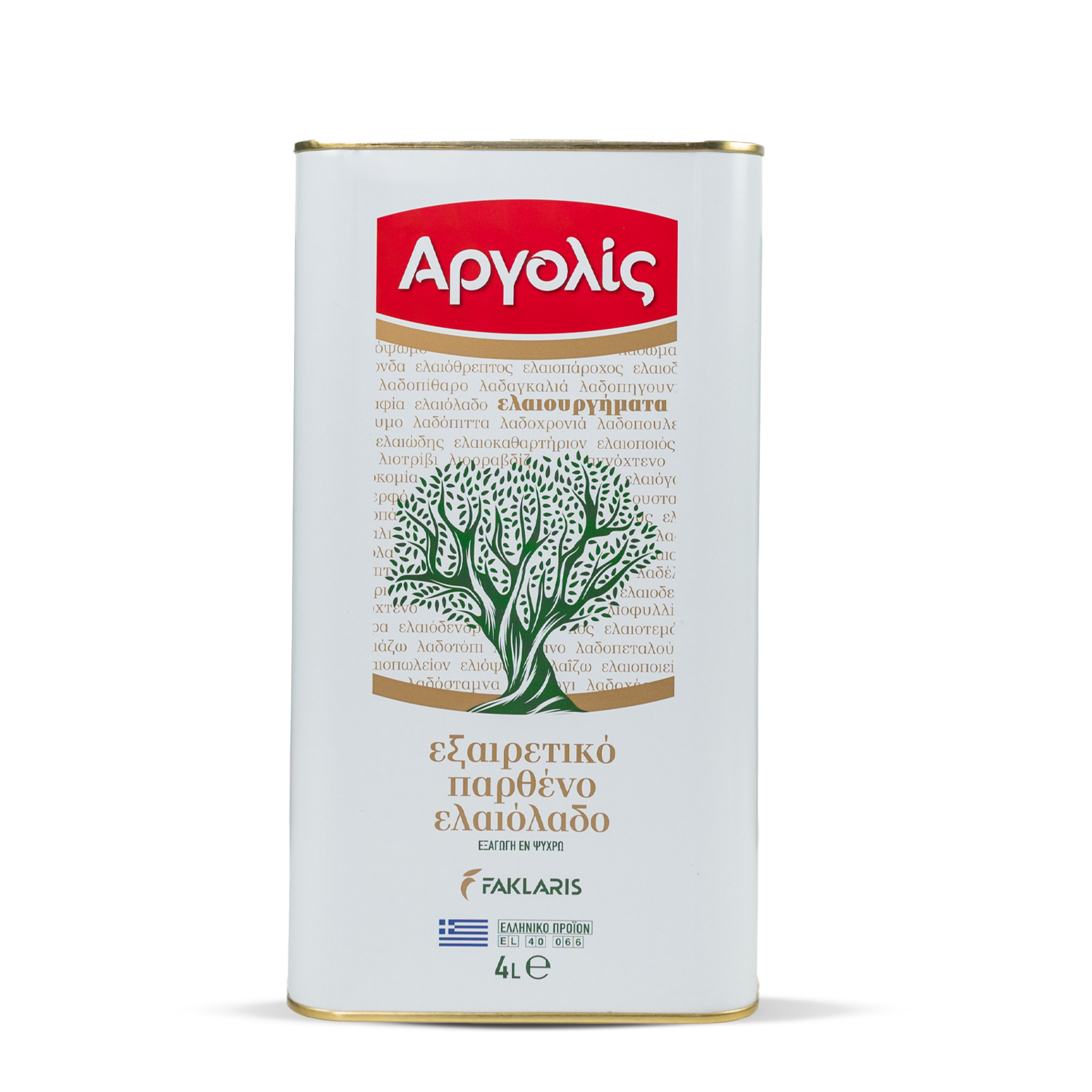 4L Extra Virgin Olive Oil by Argolis