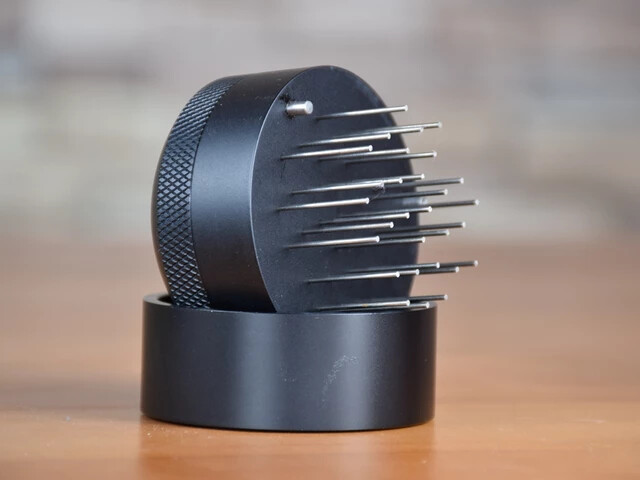 Coffee Needle Distributor with Storage Base