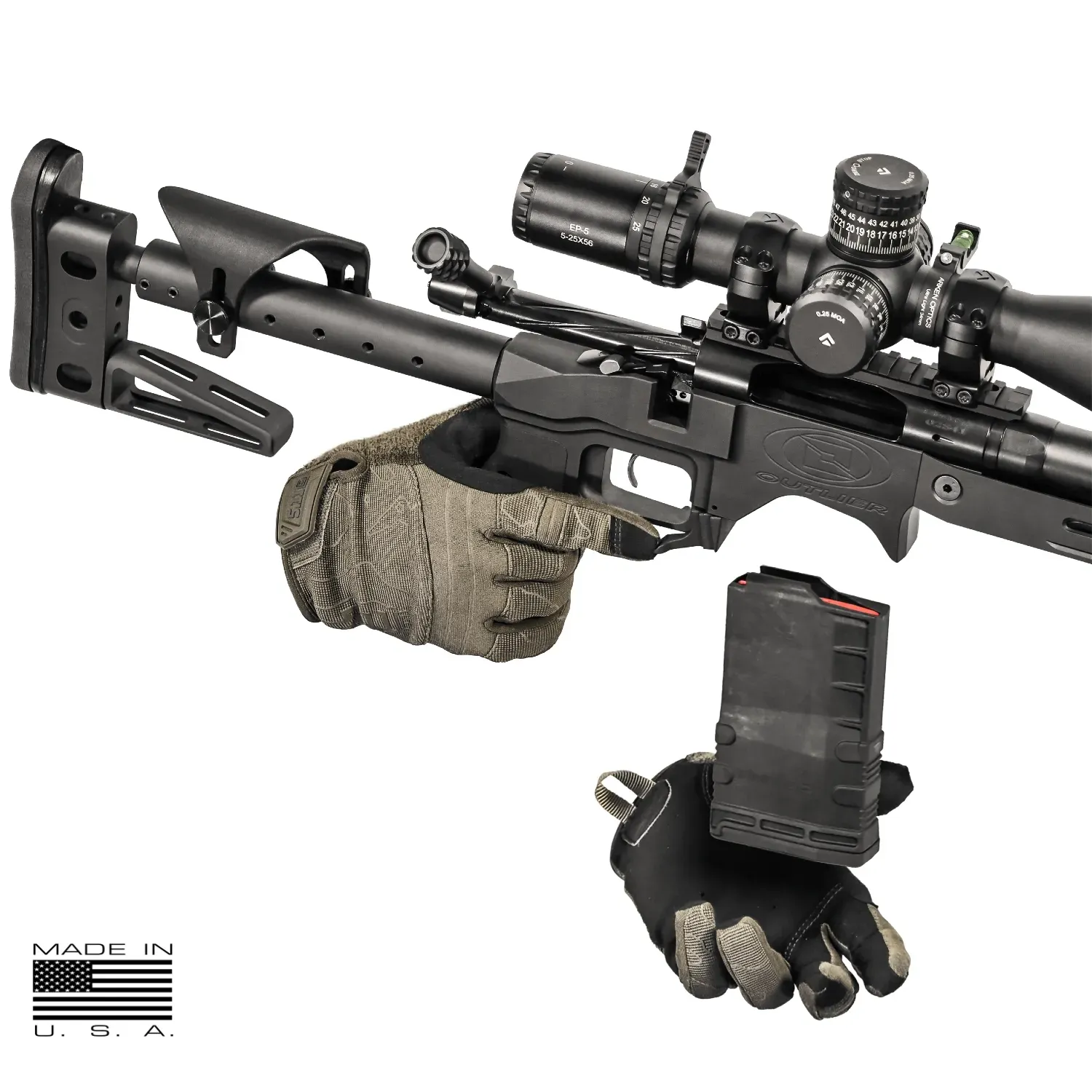 SH-4 4-16X50 GEN2 FFP Illuminated VPR – Zero Stop – 34mm Tube - OUTLIER USA