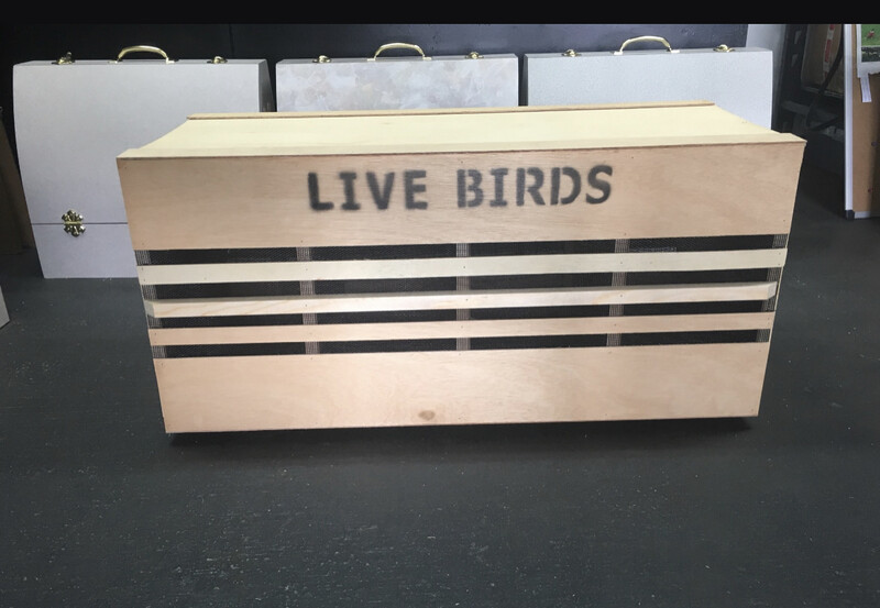 POULTRY GAMEFOWL SHIPPING BOXES