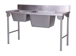 Sink - Combination 1.7m Complete With Epoxy Legs