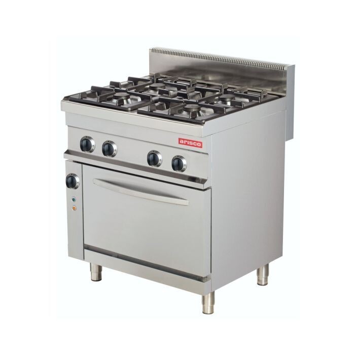ARISCO 4 Plate cooking range with convection oven - 700 series