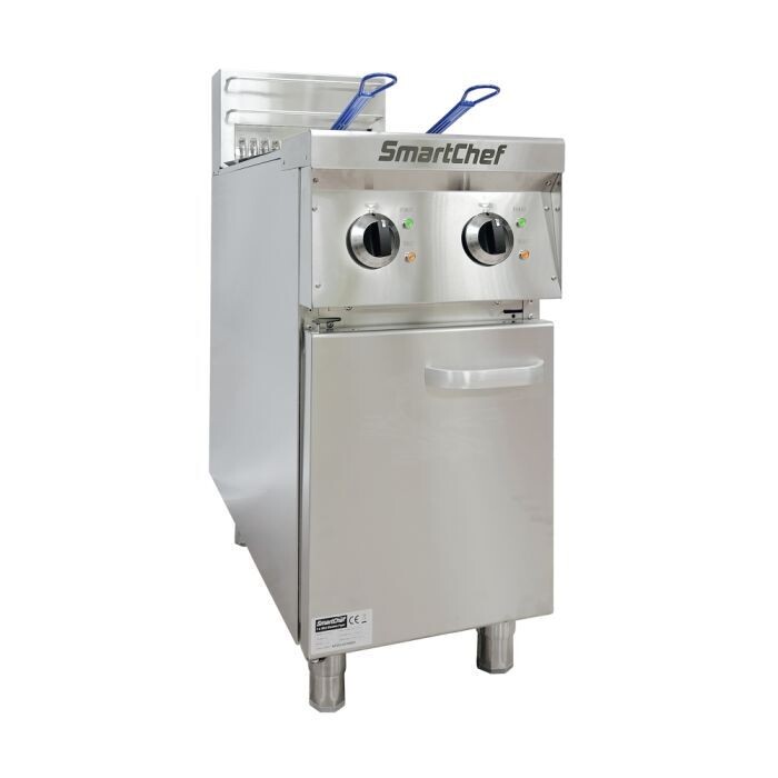 SMARTCHEF Electric Fryer - 2 x 15 litre (Floor standing)