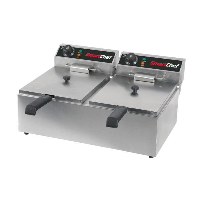 SMARTCHEF Electric fryer - 2 x 6 Litre (table model)
