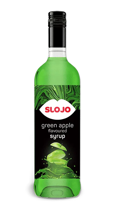 SloJo Green Apple Flavoured Syrup 1L